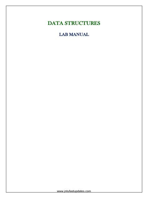 Data Structure Lab Manual Pdf Engineering Queue Abstract Data Type