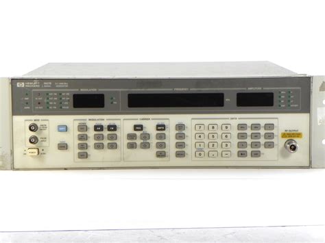 Hp Agilent 8657b Synthesized Signal Generator 100 Khz To 2060 Mhz Sell Rent Lease Buy Trade