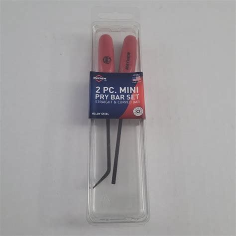 Mayhew 31092 Mayhew Tools 2 Pc Mini Pry Bar Set For Sale Online Ebay
