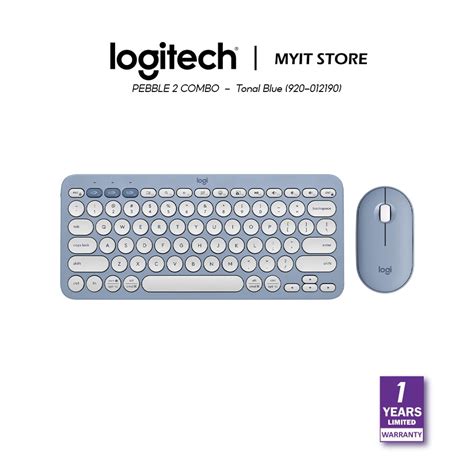 Logitech Pebble 2 Combo Wireless Keyboard And Mouse Quiet And Portable Customizable Logi