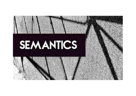 Pdf The Semantics Of Sentence Elements
