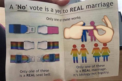 Marriage Equality Do No Voters Not Realise Gay People Have Sex