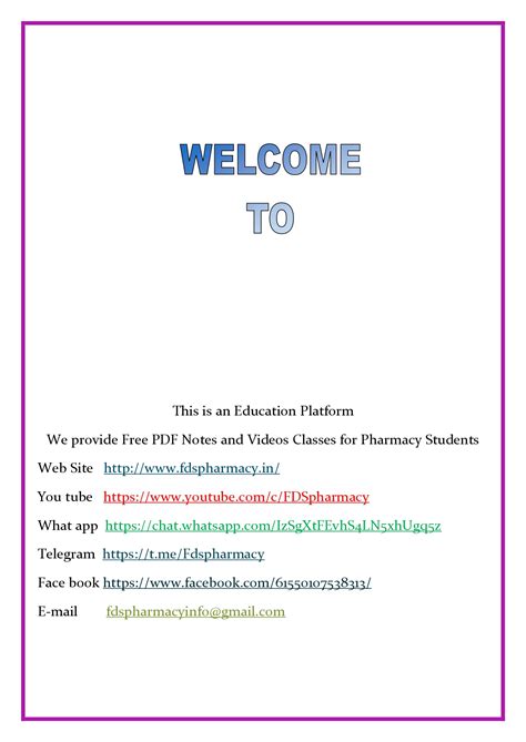 Different Monographs And Formularies Available And Their Major Contents