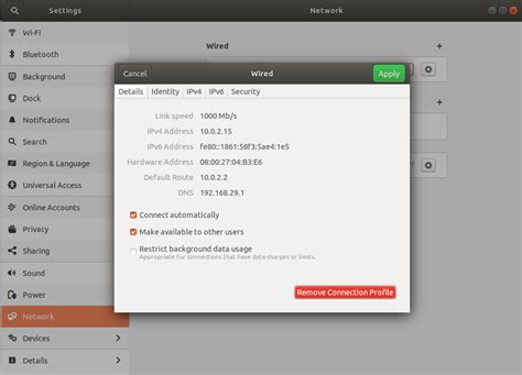 Networking Installed Fresh Ubuntu 18043 Lts On Oracle Vm Virtual