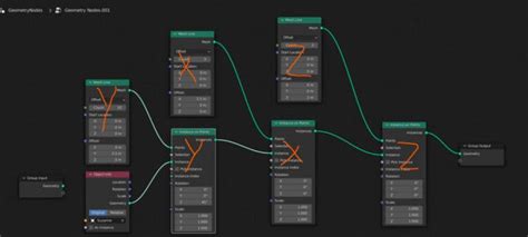 Creating An Array Using Geometry Nodes Blender Base Camp