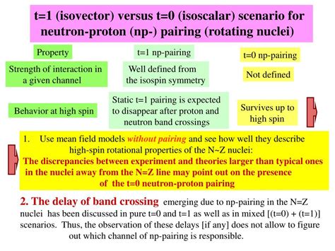 Ppt High Spin Structures As The Probes Of Proton Neutron Pairing Powerpoint Presentation Id