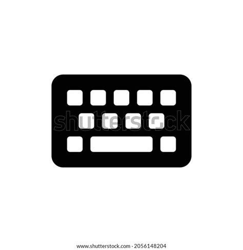 Keyboard Icon Flat Style Design Isolated Stock Vector Royalty Free Shutterstock