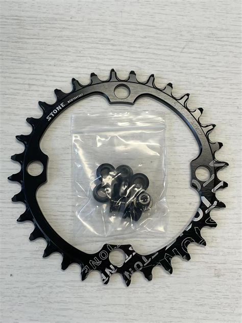 Stone Round 104bcd 1x Chainring For Sram Mtb Eagle Transmission Flattop