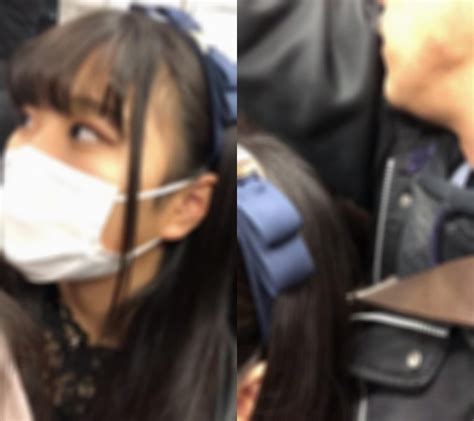 乗りなれない満員電車で痴漢にあう可愛い女の子 観測者