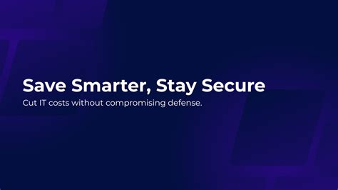 cut it costs without risking security aptimized