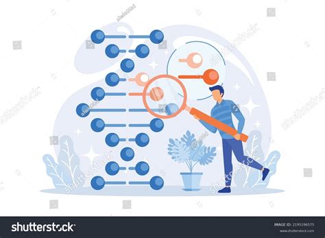 Genome Modification Dna Sequence Alteration Future Stock Vector Royalty Free 2195196575