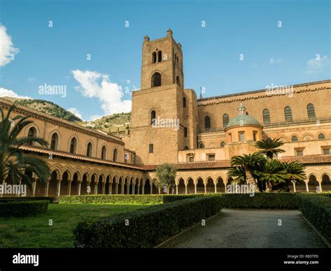 The Norman Architecture Of The Cathedral Of Monreale A Town In The