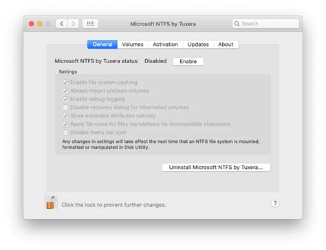How To Enable Or Disable Microsoft Ntfs For Mac By Tuxera Ntfs For