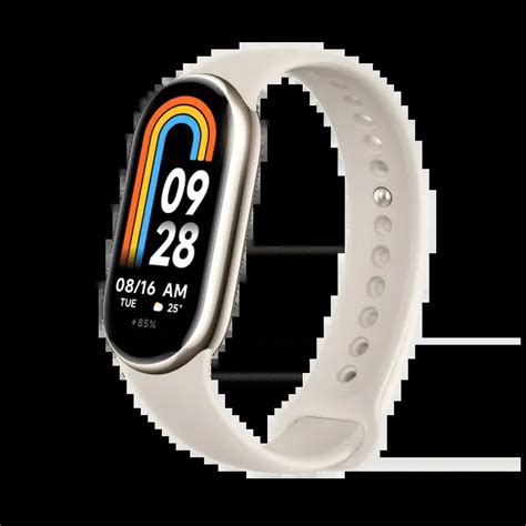 Смарт-браслет Mi Smart Band 8, бежевый - купить с логотипом на заказ в ...