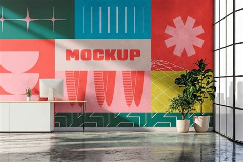 Page 6 Office Mural Mock Up Free Vectors And Psds To Download