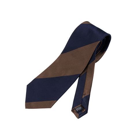 매료 Tie Block Tie Navy