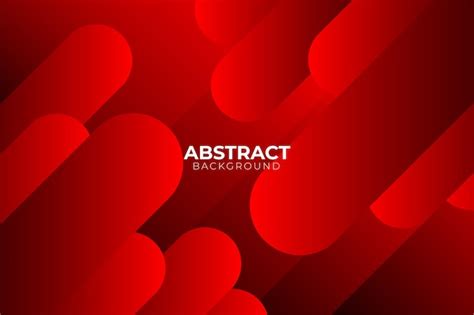 Premium Vector Red Gradient Geometric Shape Background