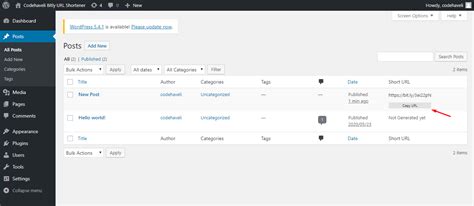 Bitly Url Shortener Wordpress Plugin