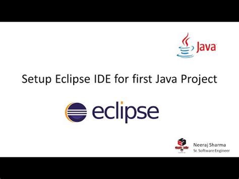 Download and setup eclipse IDE | first Java project - YouTube