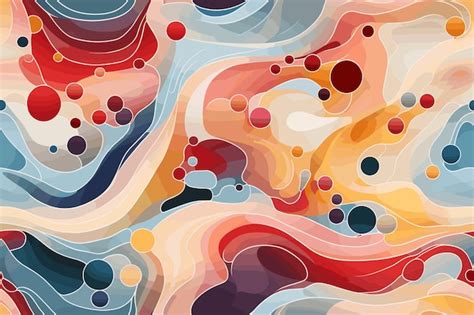 Premium Vector Seamless Abstract Artwork Pattern Design Original Wallpaper Abstract Artwork