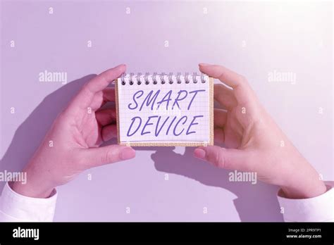 conceptual caption smart device business approach electronic gadget
