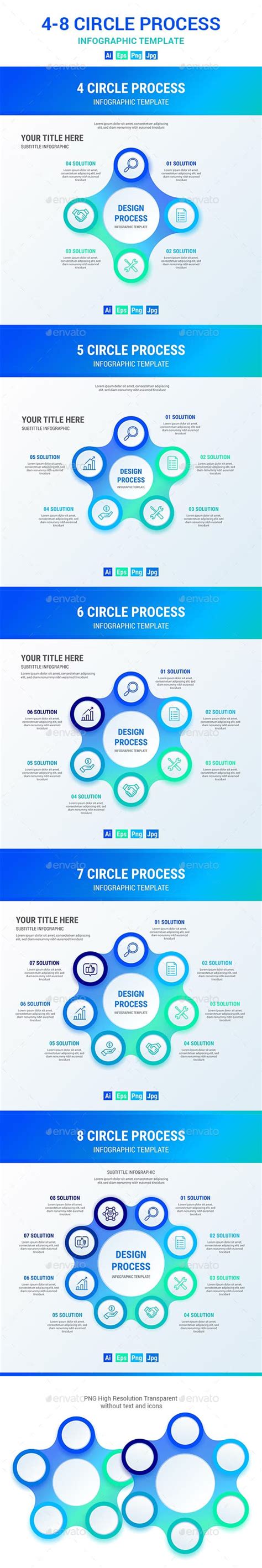 Circle Process Infographic MasterBundles