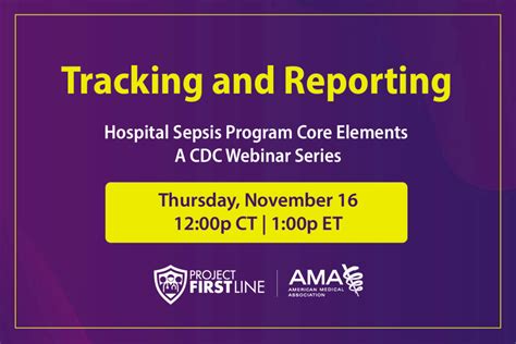 Sepsis Core Elements Cdc Webinar Series American Medical Association