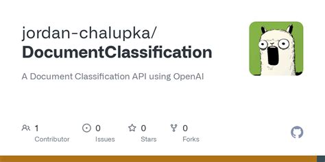 Github Jordan Chalupkadocumentclassification A Document Classification Api Using Openai