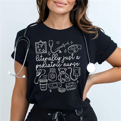 Hot Trending With Literally Just A Pediatric Nurse Shirt Peds Nurse