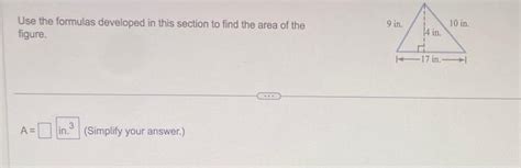 Solved Use The Formulas Developed In This Section To Find Chegg