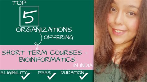 Short Term Courses Bioinformatics In India Life Sciencetastic
