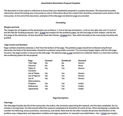 Sample Dissertation Outline Template Room Surf Com