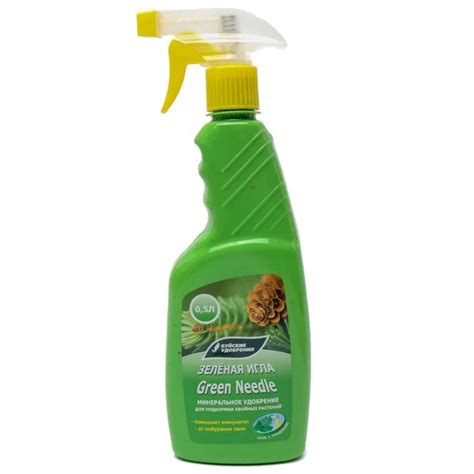 Удобрение жидкое для растений спрей Зеленая игла Буйские удобрения 0 5 л — купить в Санкт