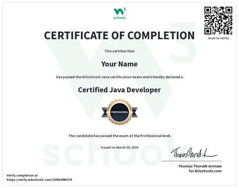java certification