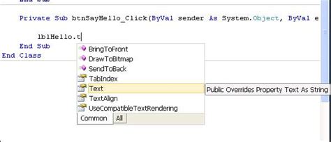 Creating Hello World