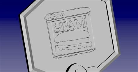 Spam Printables Badge By Kn16 Download Free Stl Model