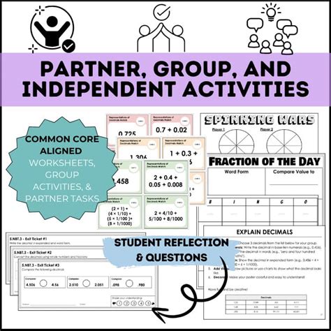 5nbt3 Read Write And Compare Decimals Games Worksheets Lesson