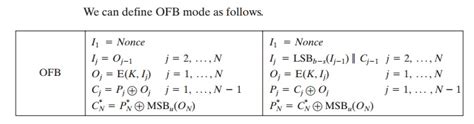 Output Feedback Mode
