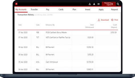 Check Account Transaction Dbs Singapore