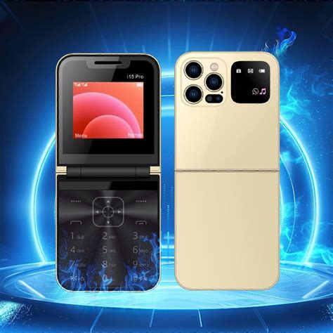 2024 New Mini Flip Mobile Phone 2 SIM Card Small Display Foldable Cell Phone Unlocked Flip Phone ...