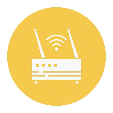Premium Vector Wifi Router Vector Illustration