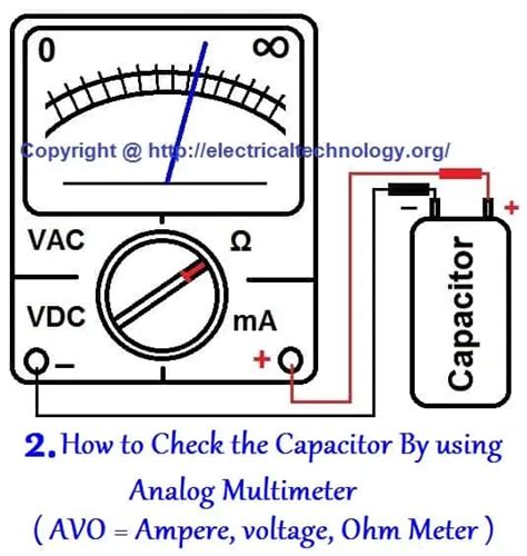 How To Test A Capacitor Ways To Check A Capacitor Electrical Eng