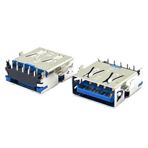 Usb3 1 Type A Pcb Dip Usb Connector Socket Female 90 Degrees Ch1 9mm