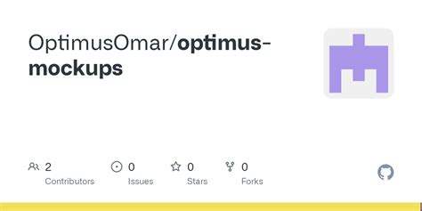 Github Optimusomar Optimus Mockups