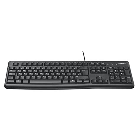 Logitech K Wired Usb Keyboard Black Techcommerce