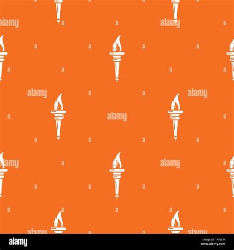 Torch Pattern Vector Orange Stock Vector Image And Art Alamy