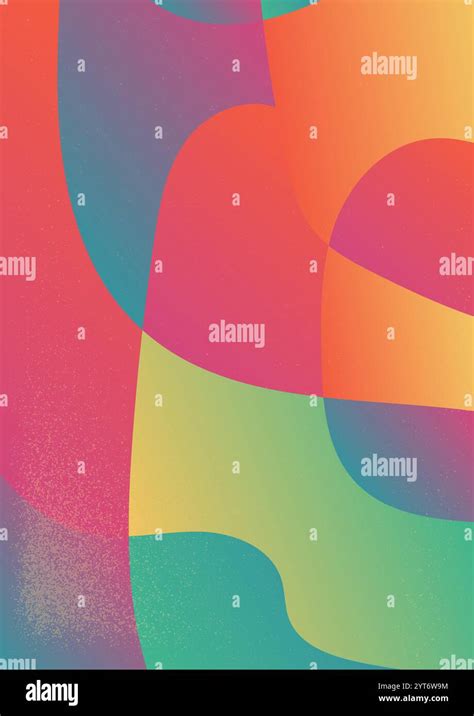 Retro Textured Gradient In Warm Hues Abstract Gradient Background With
