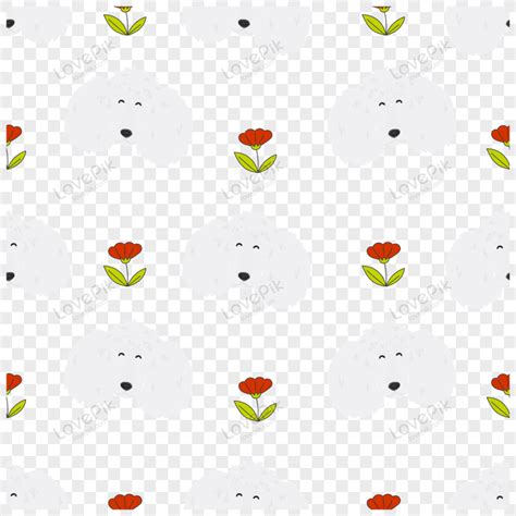 귀여운 강아지 원활한 패턴 디자인 Png 일러스트 무료 다운로드 Lovepik