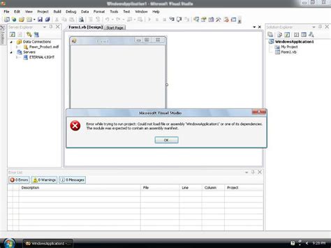 Solved Vb Net Doesn T Run And Gives Error Message Experts Exchange