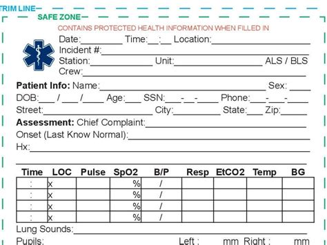 Emt Ems Pcr Notepad 5 X 7 Includes 3 50 Sheet Pads 150 Sheets